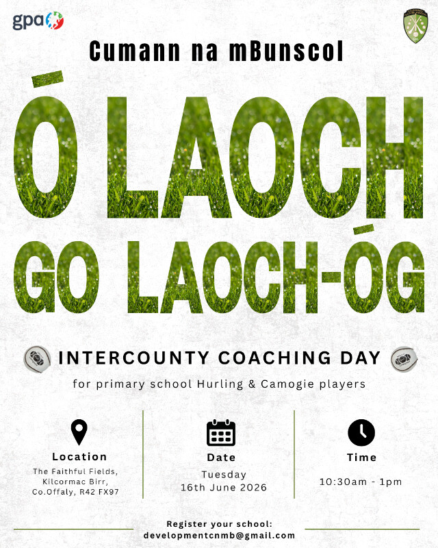 Cumann na mBunscol /Gaelic Players Association Intercounty Players ...