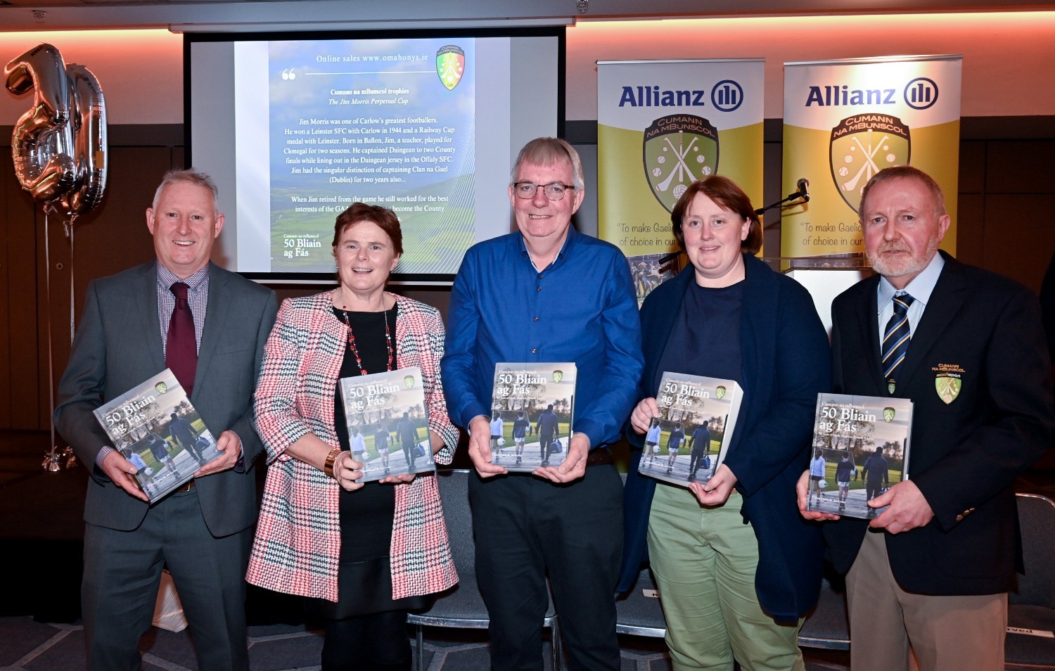 50 Bliain ag Fás Book Launch - A Night to Remember